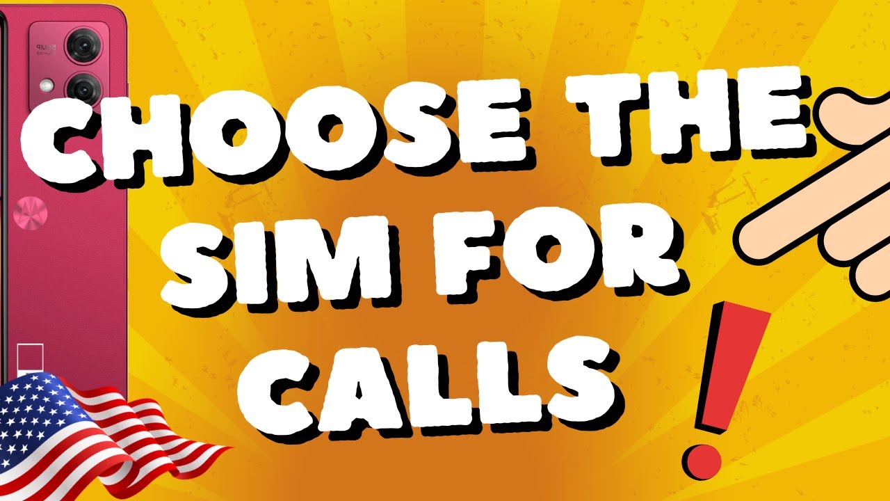 how to choose the sim for calls Motorola Moto G54 5G, G84, G73, G53 ...