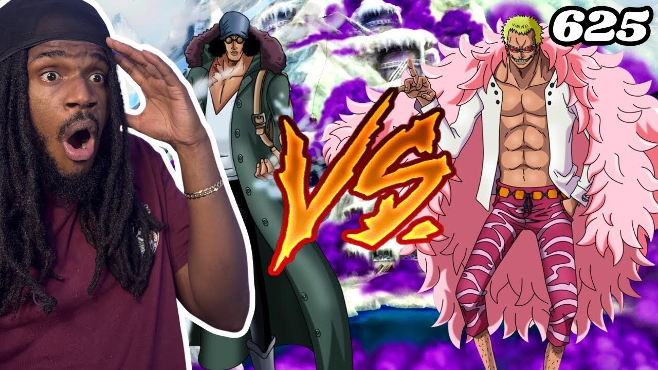 AOKIJI VS DOFLAMINGO! | ONE PIECE REACTION EPISODE 625 - YouTube