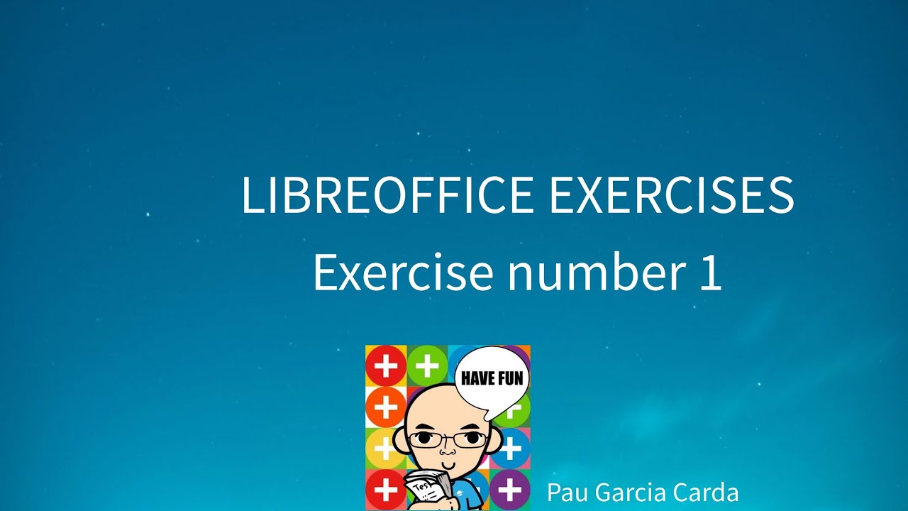 EXERCISE NUMBER 1 - YouTube