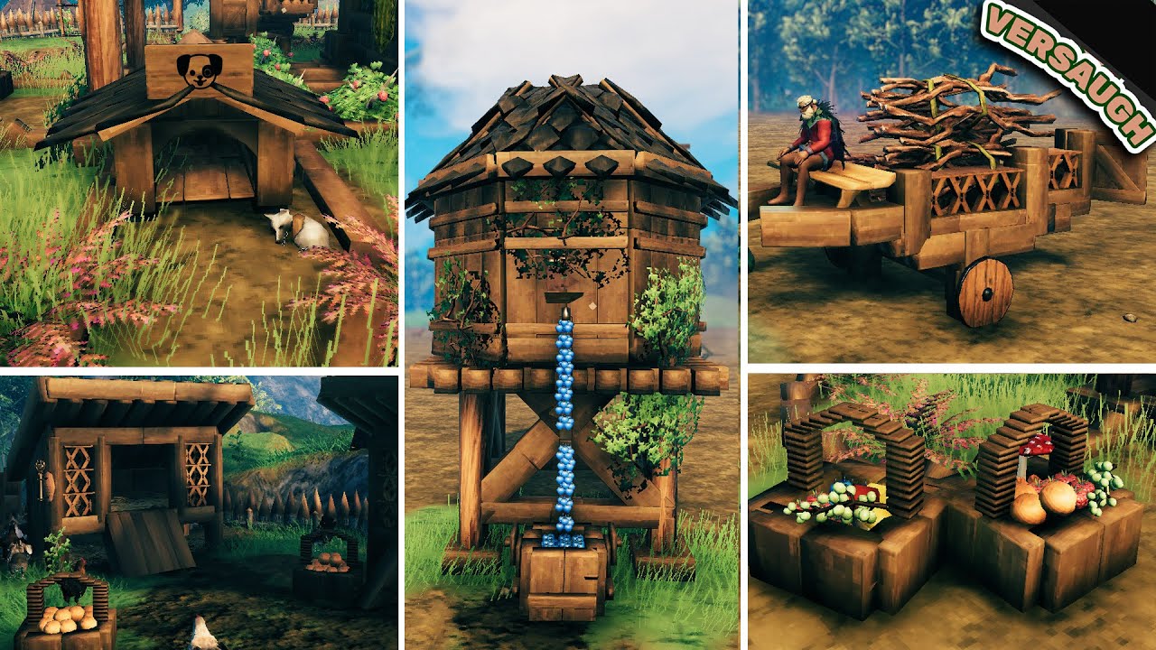 Valheim 7 Farm Decoration Build Tricks and Designs - YouTube