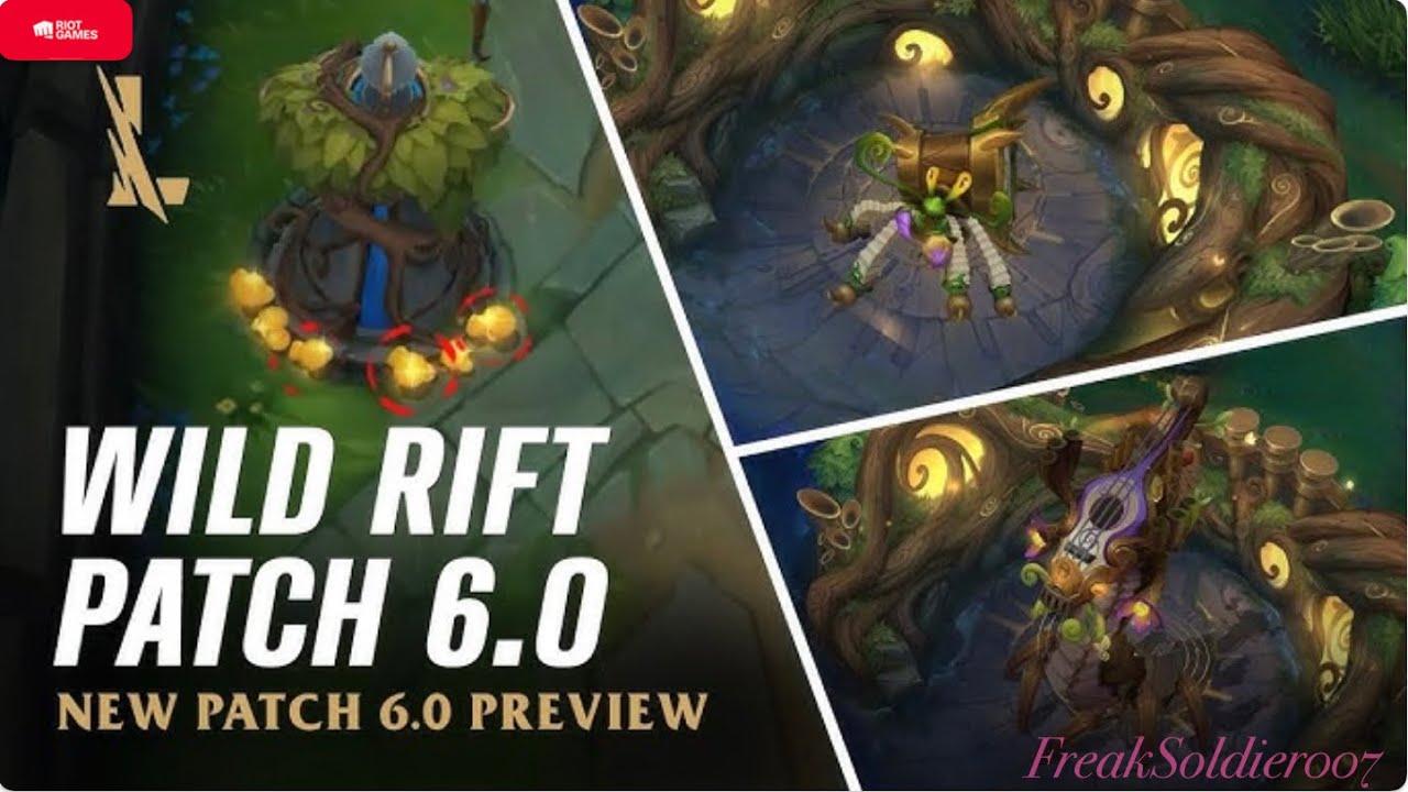 WILD RIFT NEW MAP NEW CHAMPIONS NEW JUNGLE NEW BARON-HERALDS NEW ...