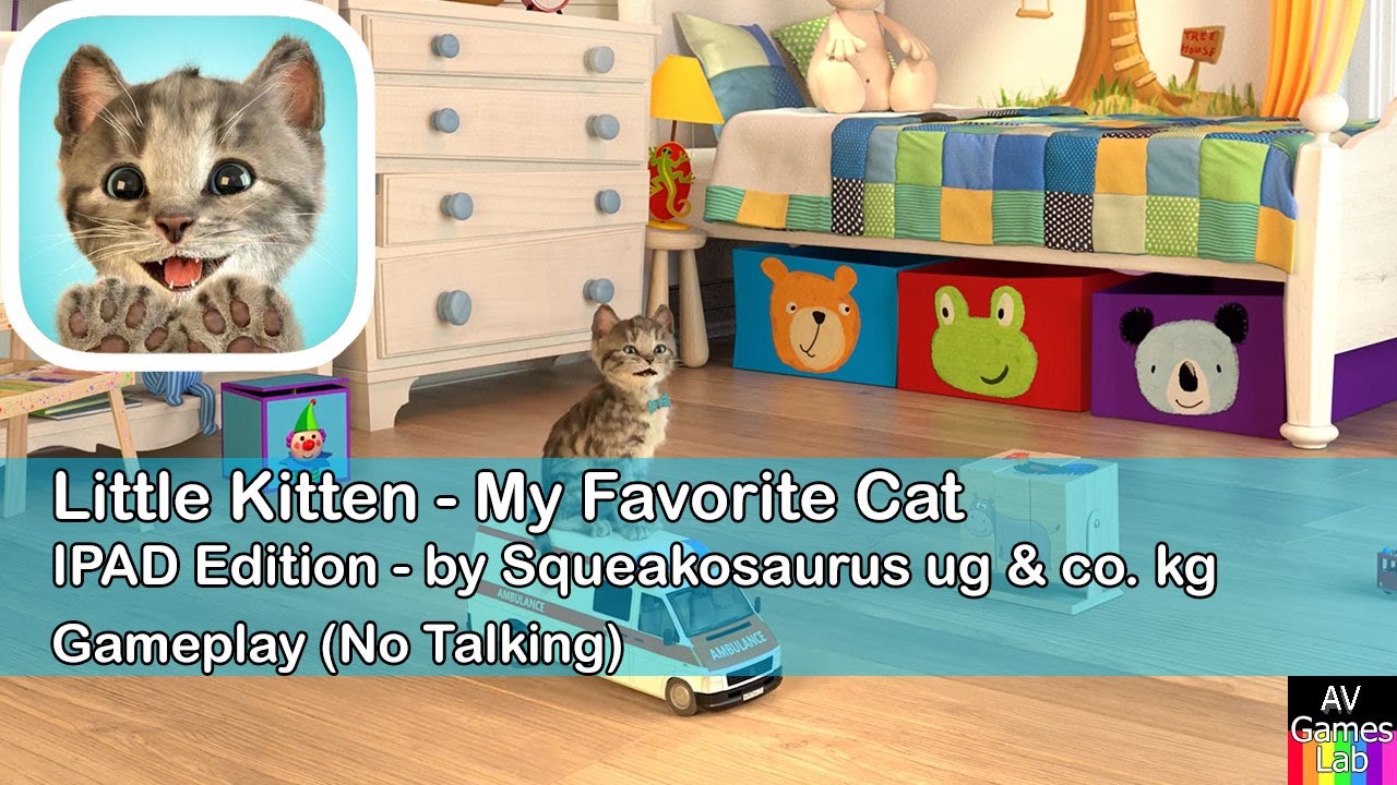 Little Kitten - My Favorite Cat (IPAD Edition) by Squeakosaurus ...
