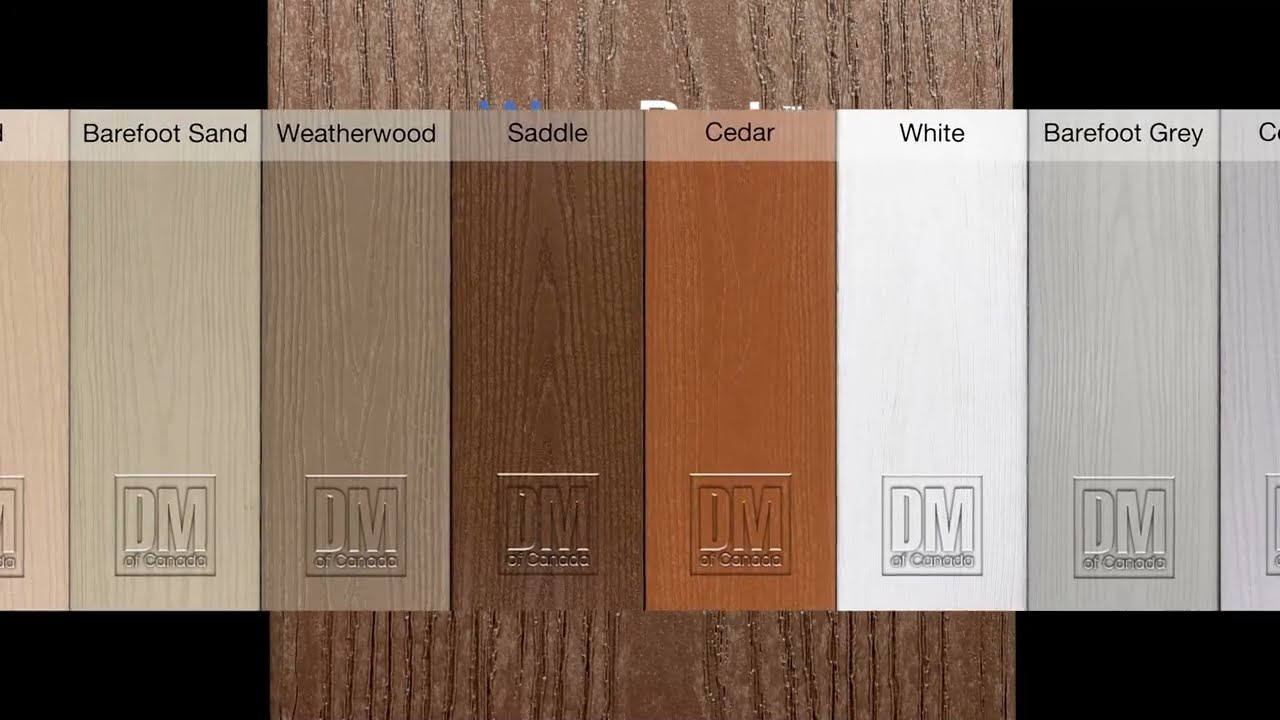 WearDeck Deck Boards - Saddle - YouTube