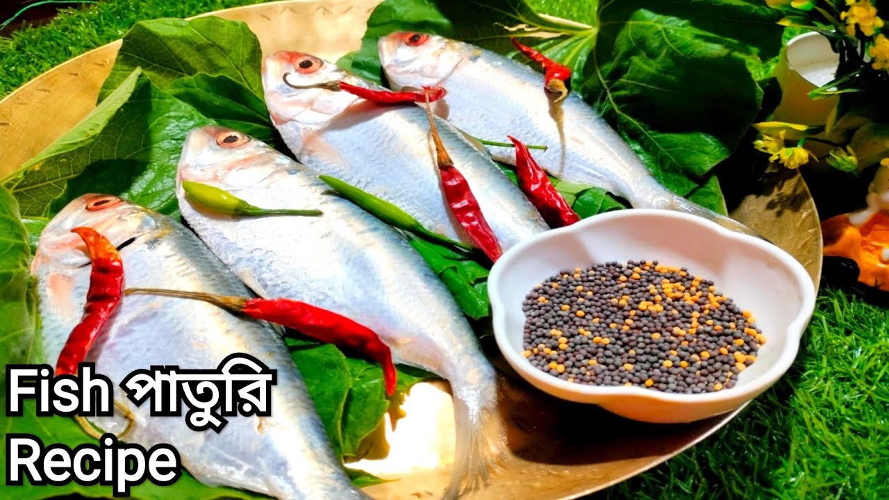 খয়রা মাছের পাতুরি || Khoyra Fish Paturi Recipe in Bengali || Sea Fish ...