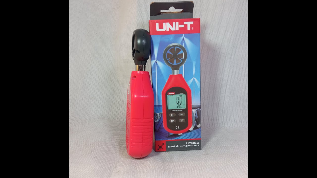 UNI T Digital Mini Anemometer UT363 in Pakistan - YouTube