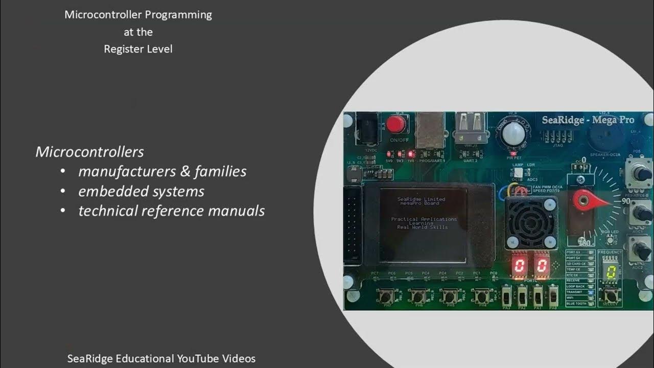 3 Microcontrollers, families, manufacturers and reference manuals - YouTube