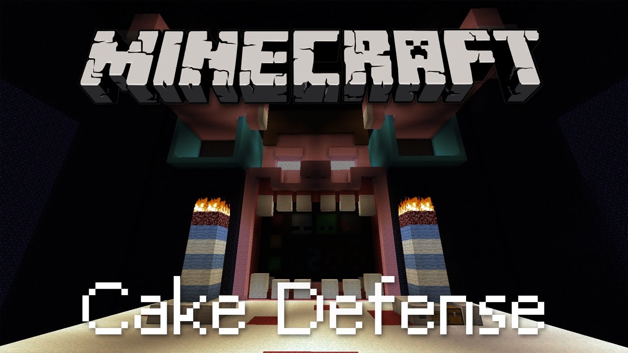 Minecraft: Cake Defense / Защита Торта [Я ГОЛУБОЙ] - YouTube