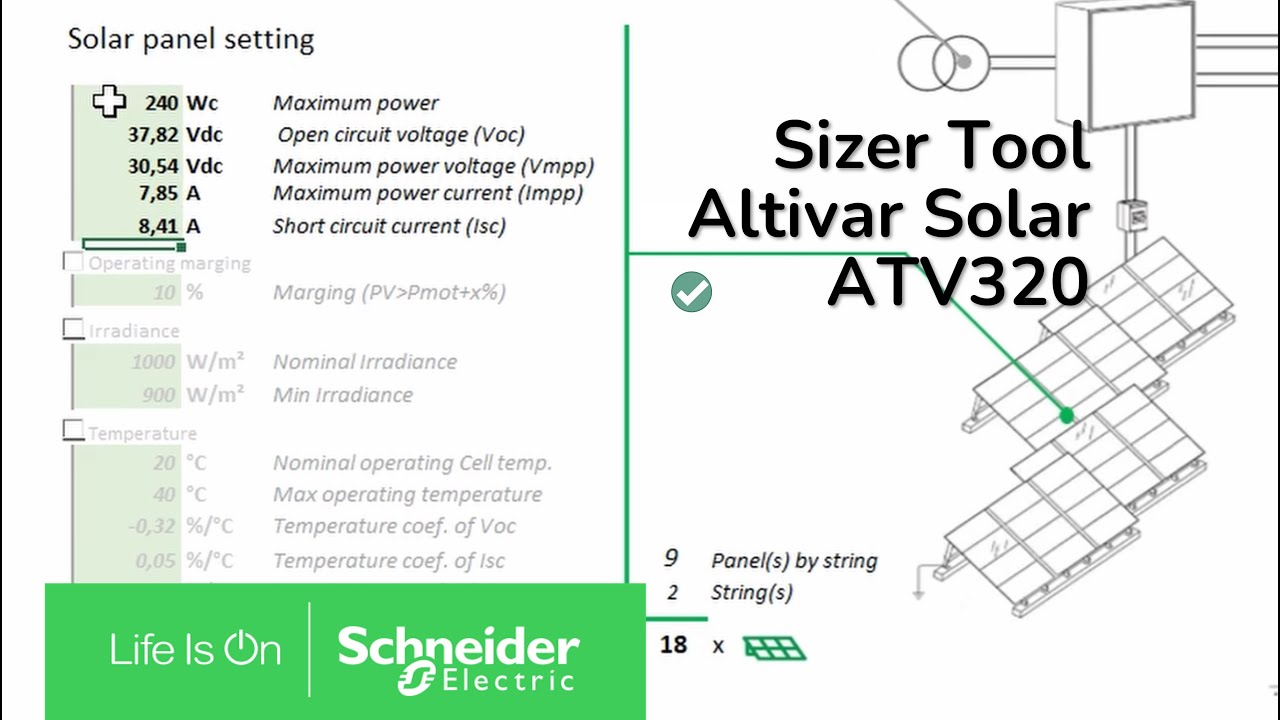How to size your solar installation with ATV320 Solar Sizer ...