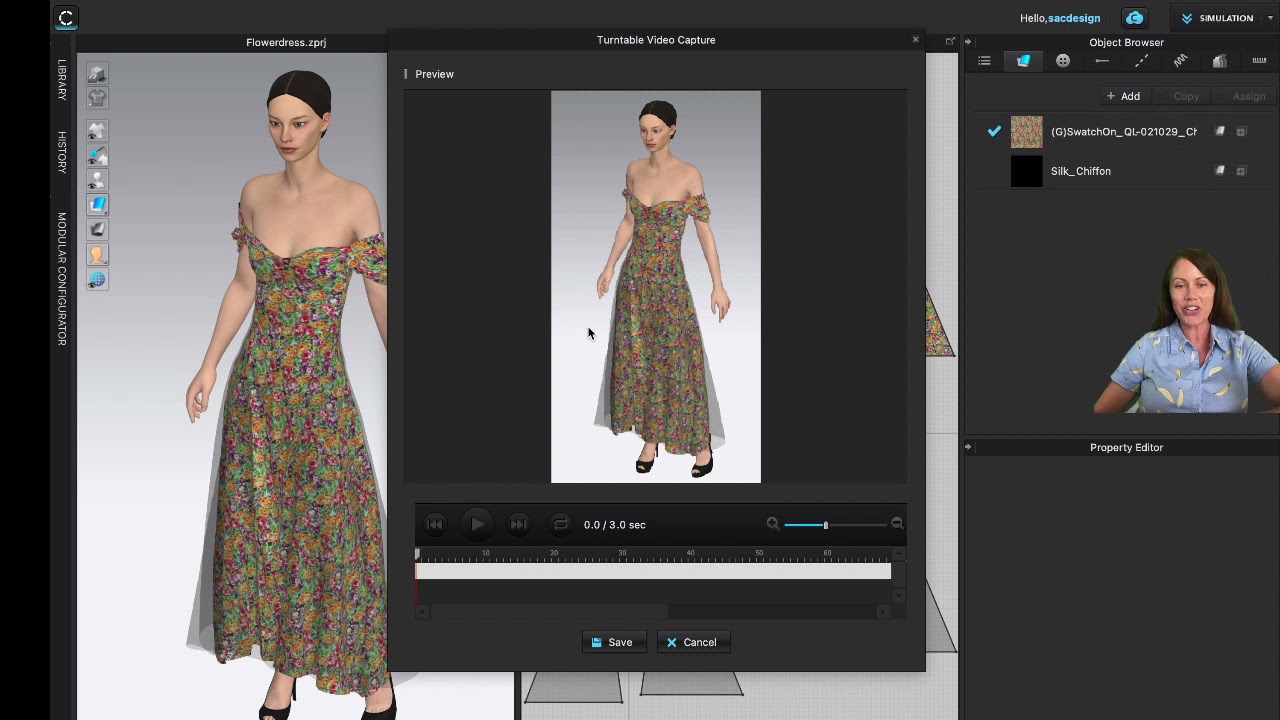 How to Make and Save a Video in CLO- Turn Table - Option 1 - YouTube