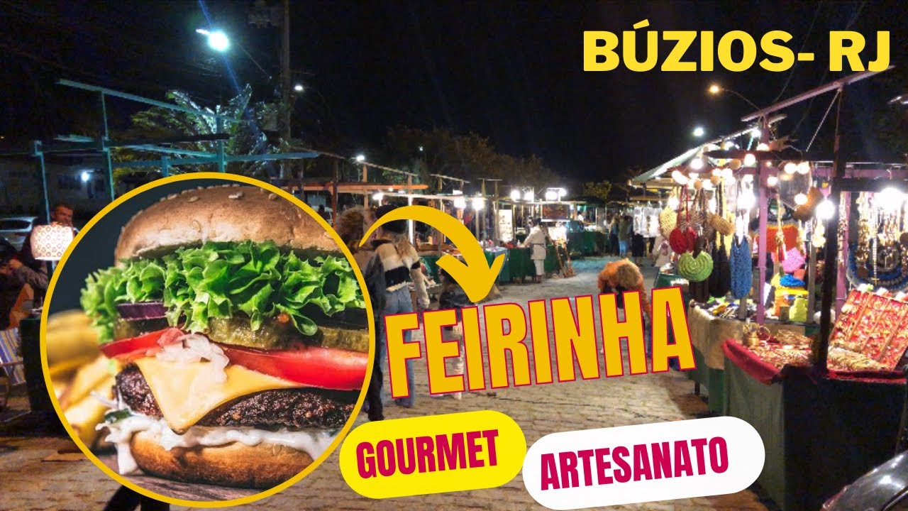 Feirinha Periurbana em Buzios ( MUITA COMIDA E ARTESANATO ) - YouTube