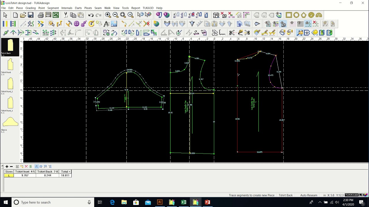 Trace Segments Tool and Internal Cut Tool - YouTube