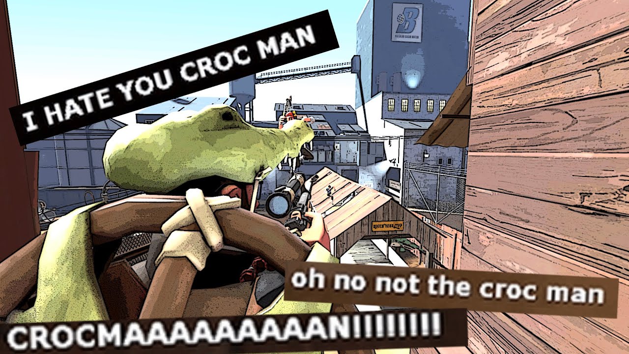 The Croc-man rises ||TF2 sniper gaming|| - YouTube