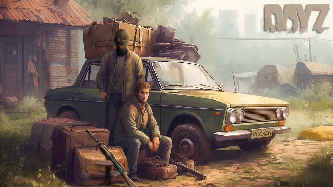 WE LIVED IN A CAR ON A BASE BUILDING SERVER IN DAYZ - YouTube