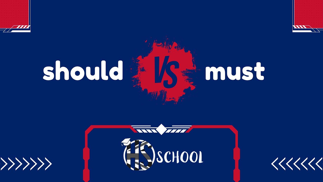Should vs Must: Qual è la differenza? | Pillole di Inglese - YouTube