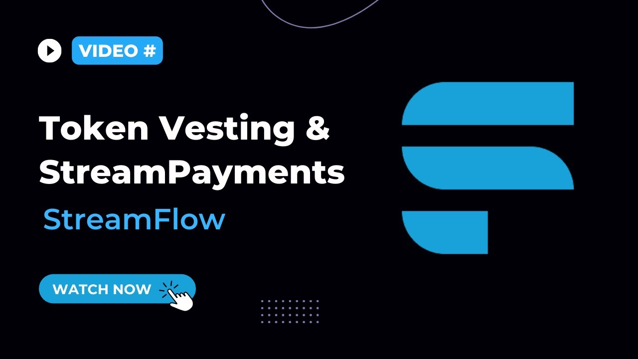StreamFlow | Token Vesting & Stream Payments - YouTube
