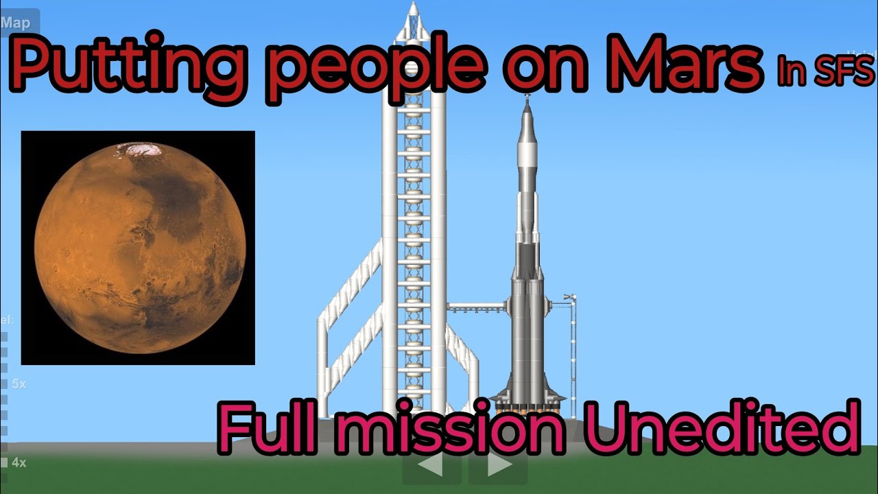 Landing people on Mars in Space Flight simulator (SFS) - YouTube