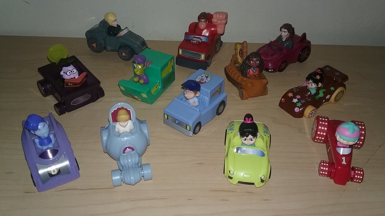 2018 DISNEYS RALPH BREAKS THE INTERNET SET OF 12 McDONALDS HAPPY MEAL ...