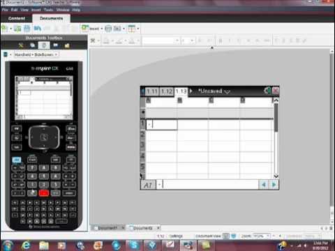 Ti Nspire Finding the Limit and Creating a Custom Table - YouTube