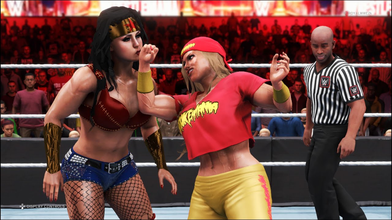 WWE 2K20 - Wonder Woman vs. Brooke Hogan - FULL MATCH - Royal Girl ...