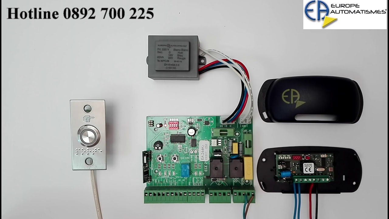 Câblage d'un contact sec sur les cartes EA244 EA263 EA273 EA1M EA2M ...