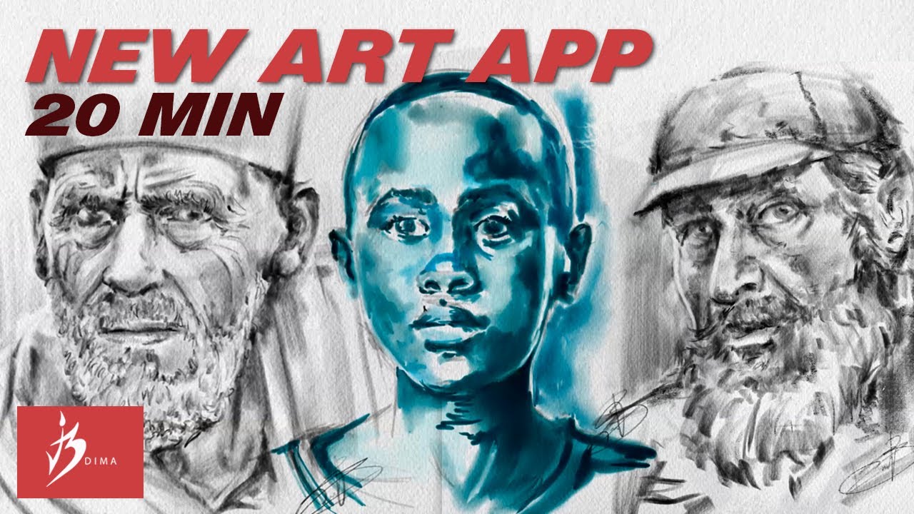 Sketching with (REALISTIC PAINT STUDIO) - YouTube
