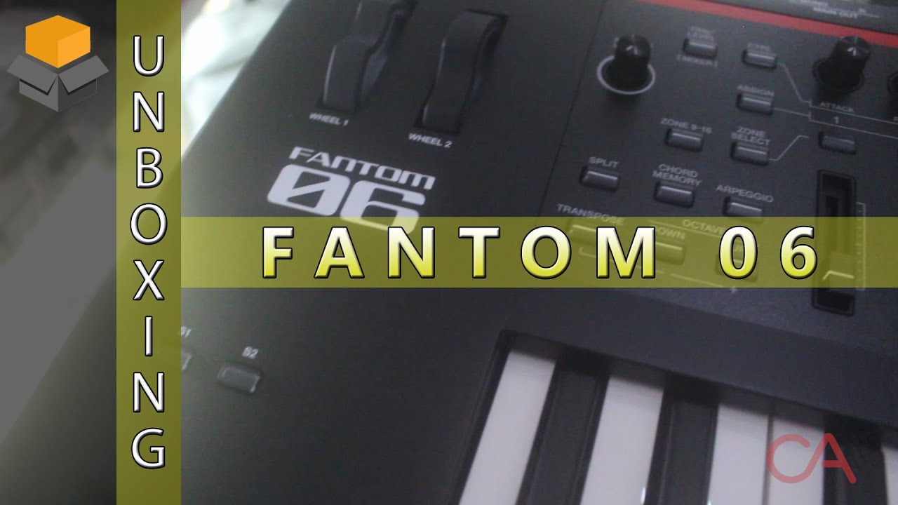 Roland Fantom 06 - Unboxing - YouTube