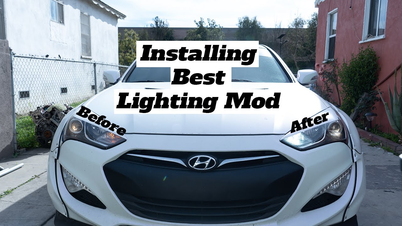 How to install switchbacks Genesis Coupe - YouTube