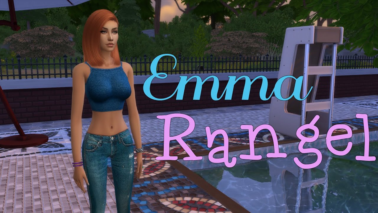 [The Sims 4] CAS with CC #2 - Emma Rangel - YouTube