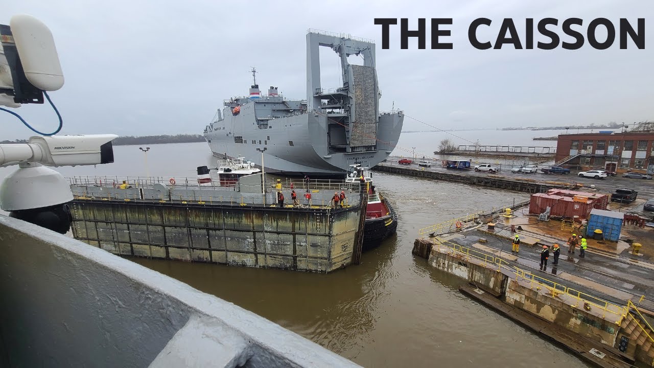 How We Keep The Water On The Outside of the Drydock - YouTube