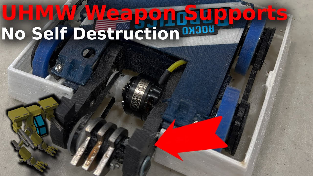 Antweight Weapon Supports - Patching an Antweight Ep03 - YouTube