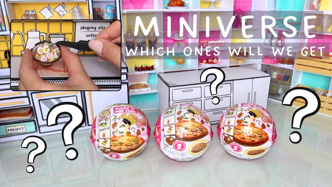 I finally collected ramen! Opening more Miniverse blind capsules diner ...