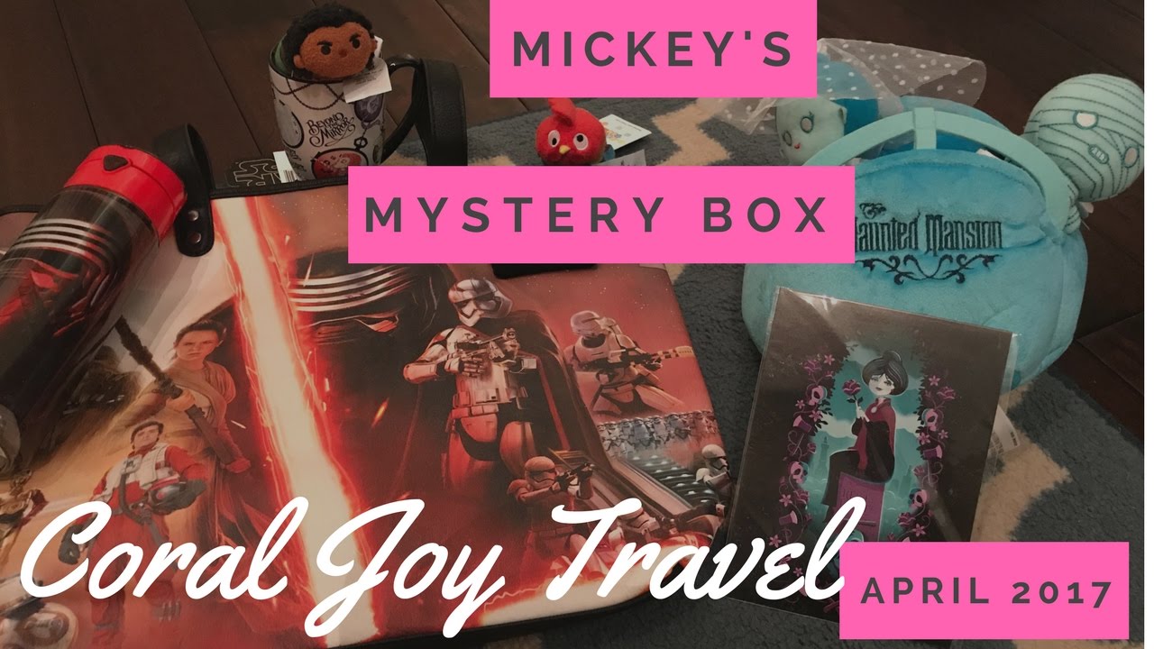 NEW Mickey's Mystery Box Unboxing | Disney Monthly Subscription Box ...