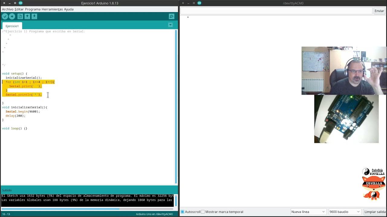 Programa con Arduino - 3 : "Ejercicios Bucles FOR" - YouTube