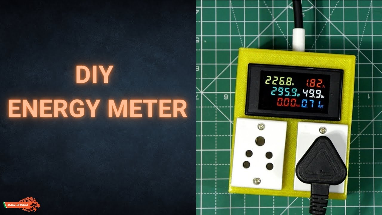 How to make Diy Energy meter - YouTube
