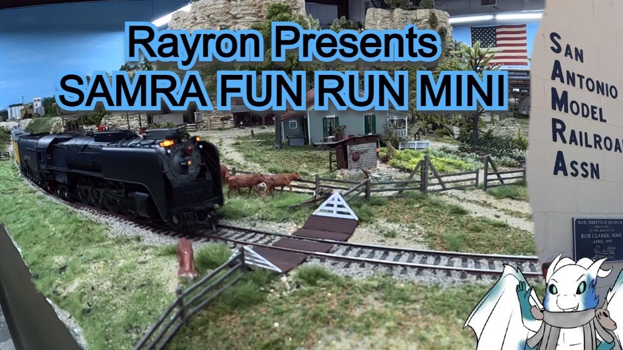 Rayron Presents-SAMRA Fun Run Mini: The Union Pacific Northern excursion train passes the farm ...