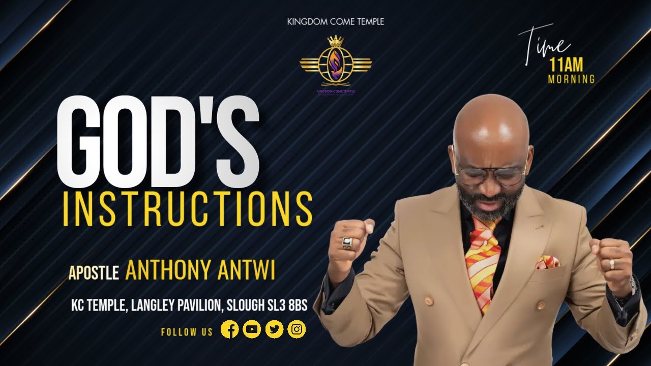 GOD'S INSTRUCTIONS || APOSTLE ANTHONY ANTWI || SUNDAY 27.04.2025 - YouTube