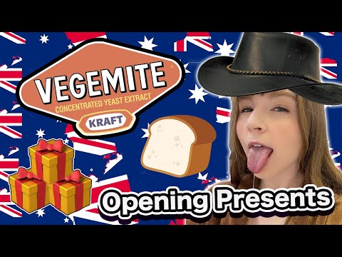 オーストラリアPARTY! Opening presents from Australia! VEGEMITE V*RGIN (日本語・English)