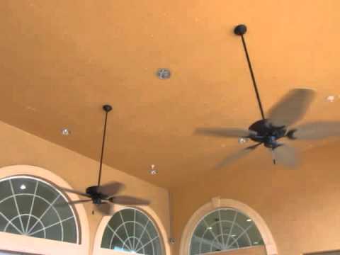 52" Gulf Coast Raindance Ceiling fans - YouTube
