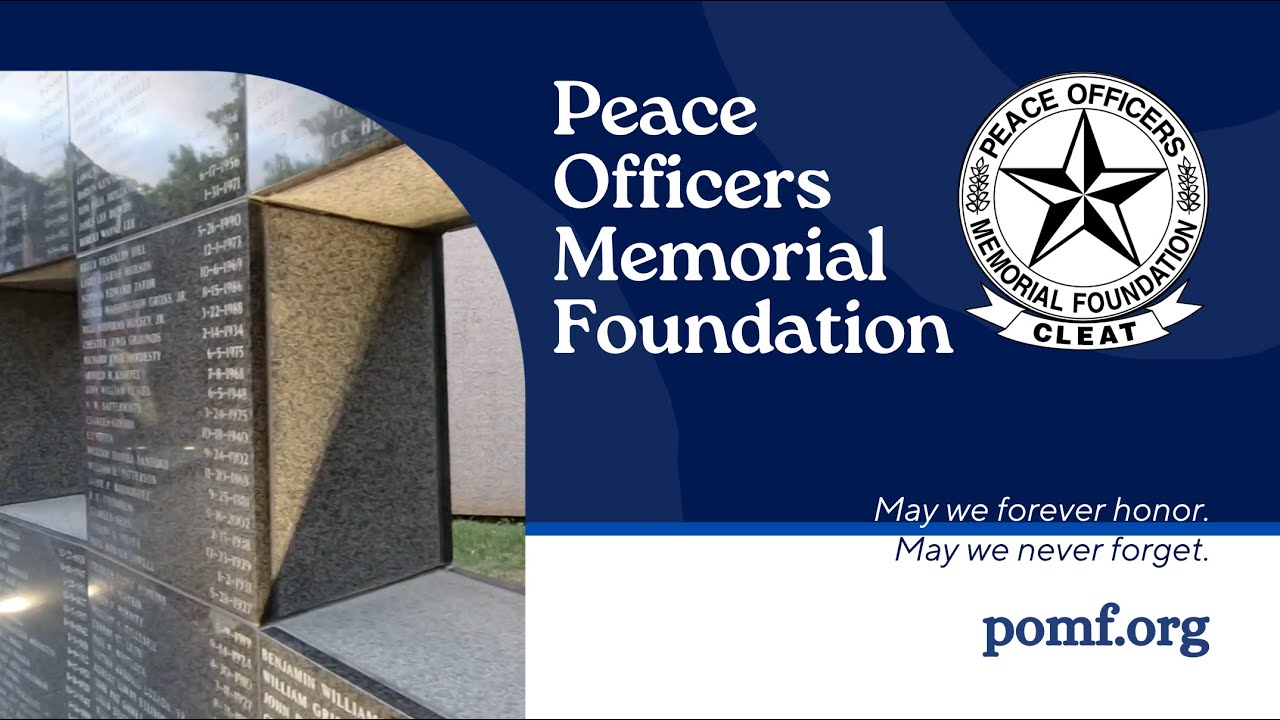 About the Peace Officers' Memorial Foundation (POMF) - YouTube