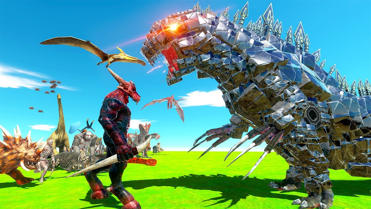 GODZILLA Takes on EVERY Unit - Animal Revolt Battle Simulator - YouTube