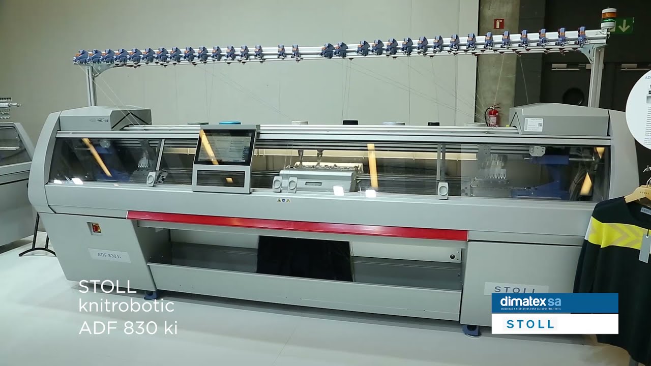 Tecnología Stoll- Máquina ADF 830-24 KI W Knit&Wear. - YouTube