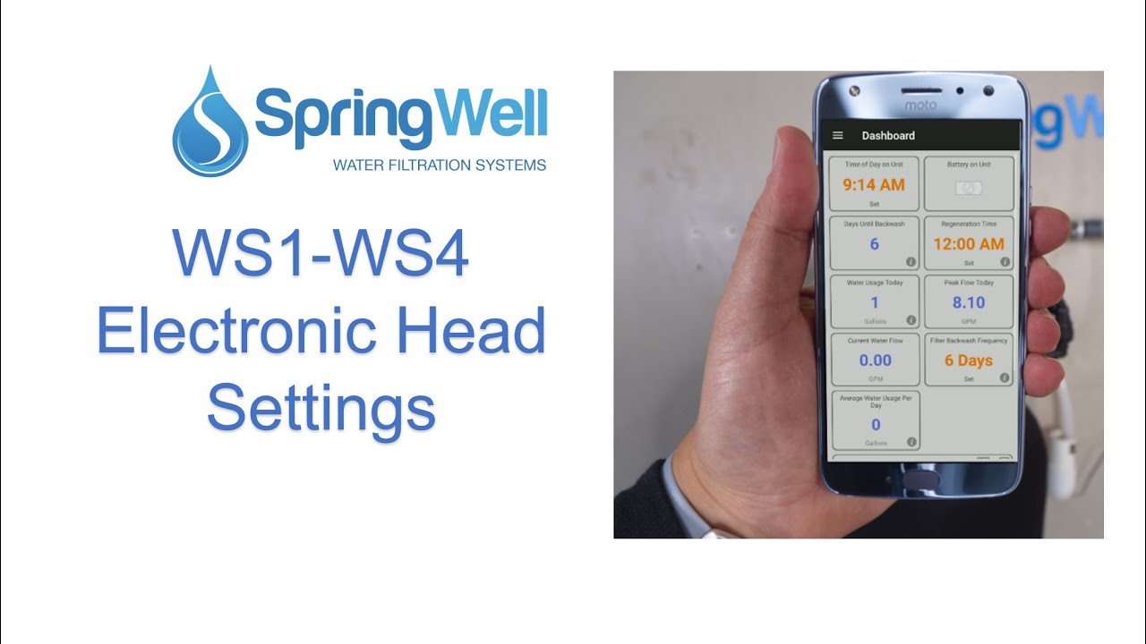 SpringWell Electronic Heads Settings oveview - YouTube