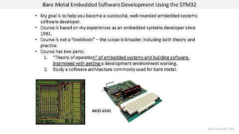 Bare Metal Embedded Programming: Theory and Practice Using STM32 - YouTube