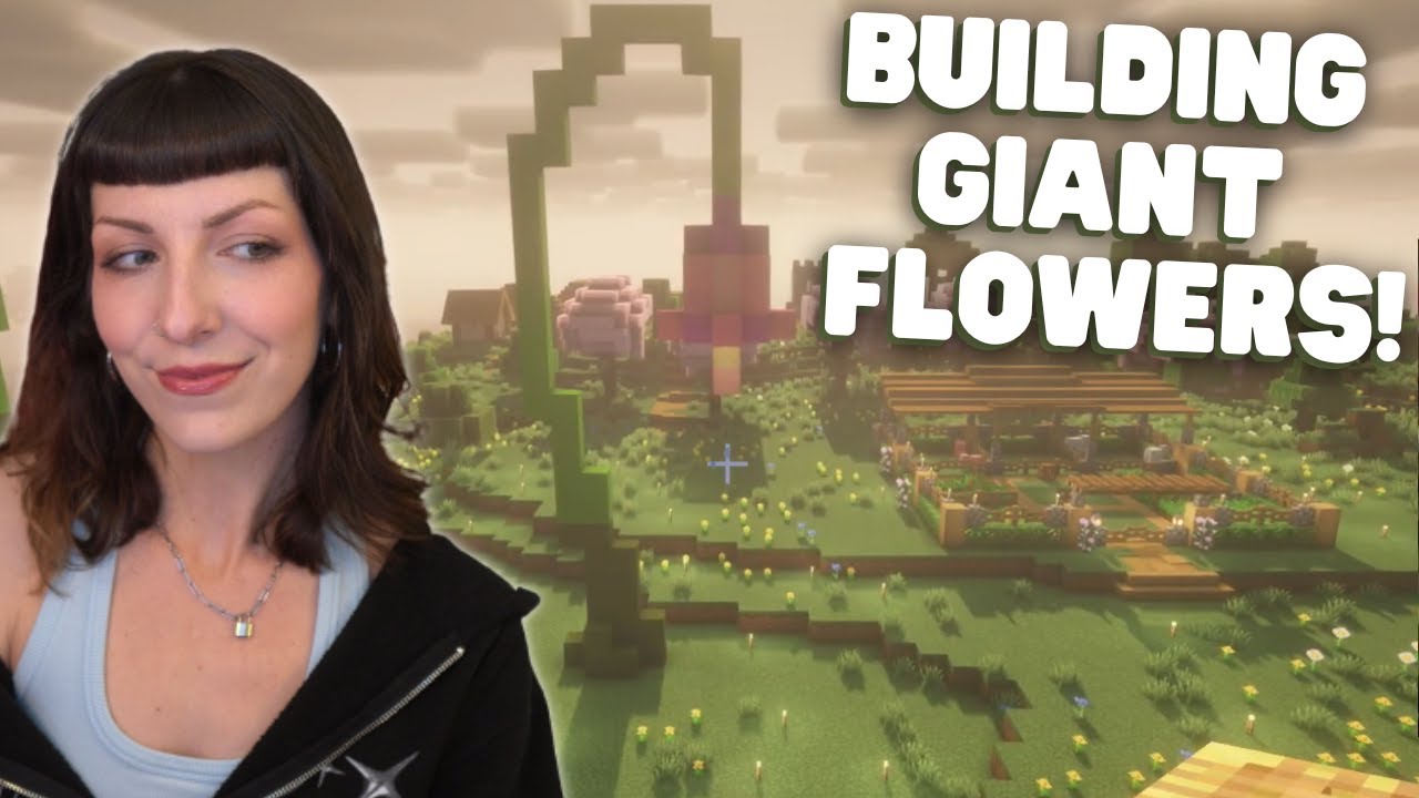 Whimsical GIANT Flower Minecraft Builds🌷 - YouTube