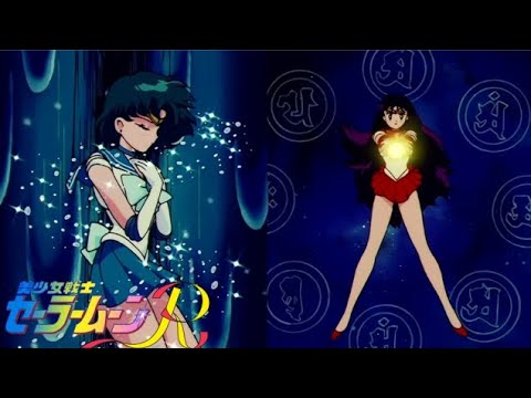 [1080p] Shine Aqua Illusion & Burning Mandala (Sailor Mercury & Sailor Mars Attack)
