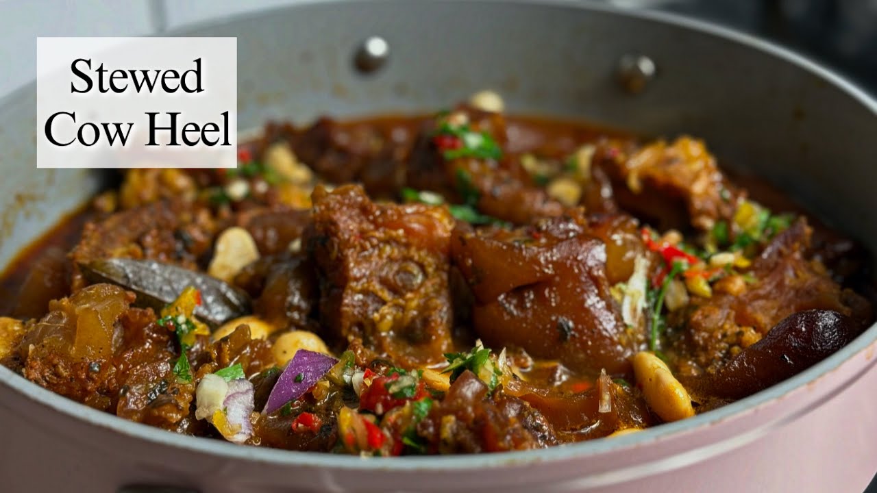 Stewed Cow Foot - YouTube