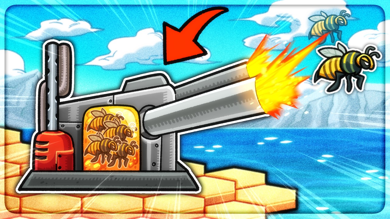 I Turned Bees Into WEAPONS Of DESTRUCTION in Bee Island - YouTube