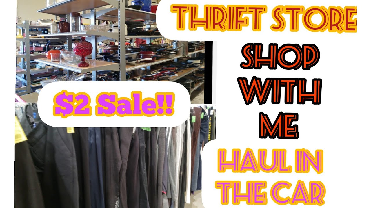 Thrift Store Haul|| $2 Salvation Army || Leather Jacket - YouTube