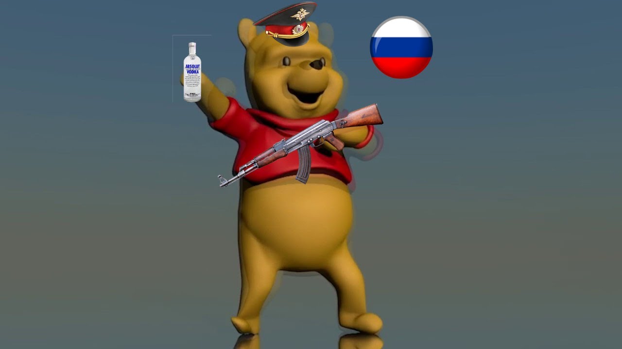 Winnie The Pooh dancing russian Elmo - YouTube