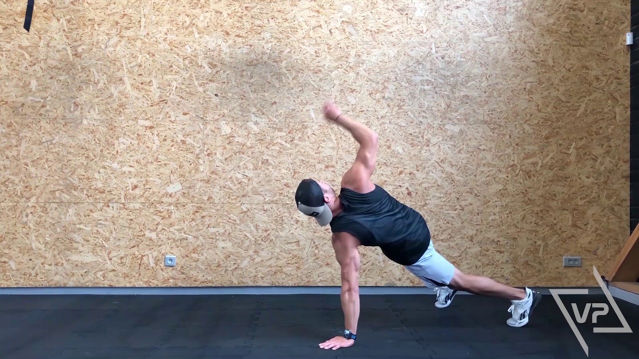 Plank hand rotation - YouTube